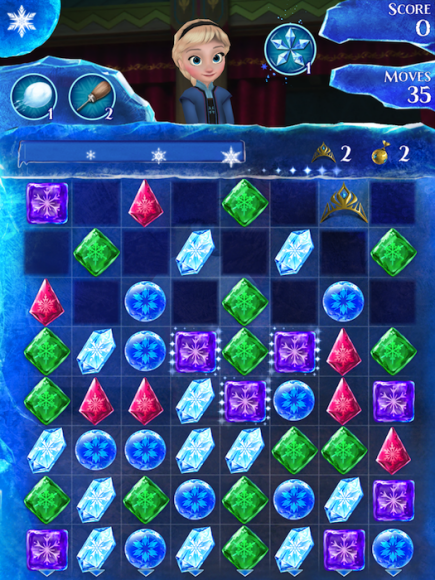 Frozen Free Fall Game review - Cool Mom Tech